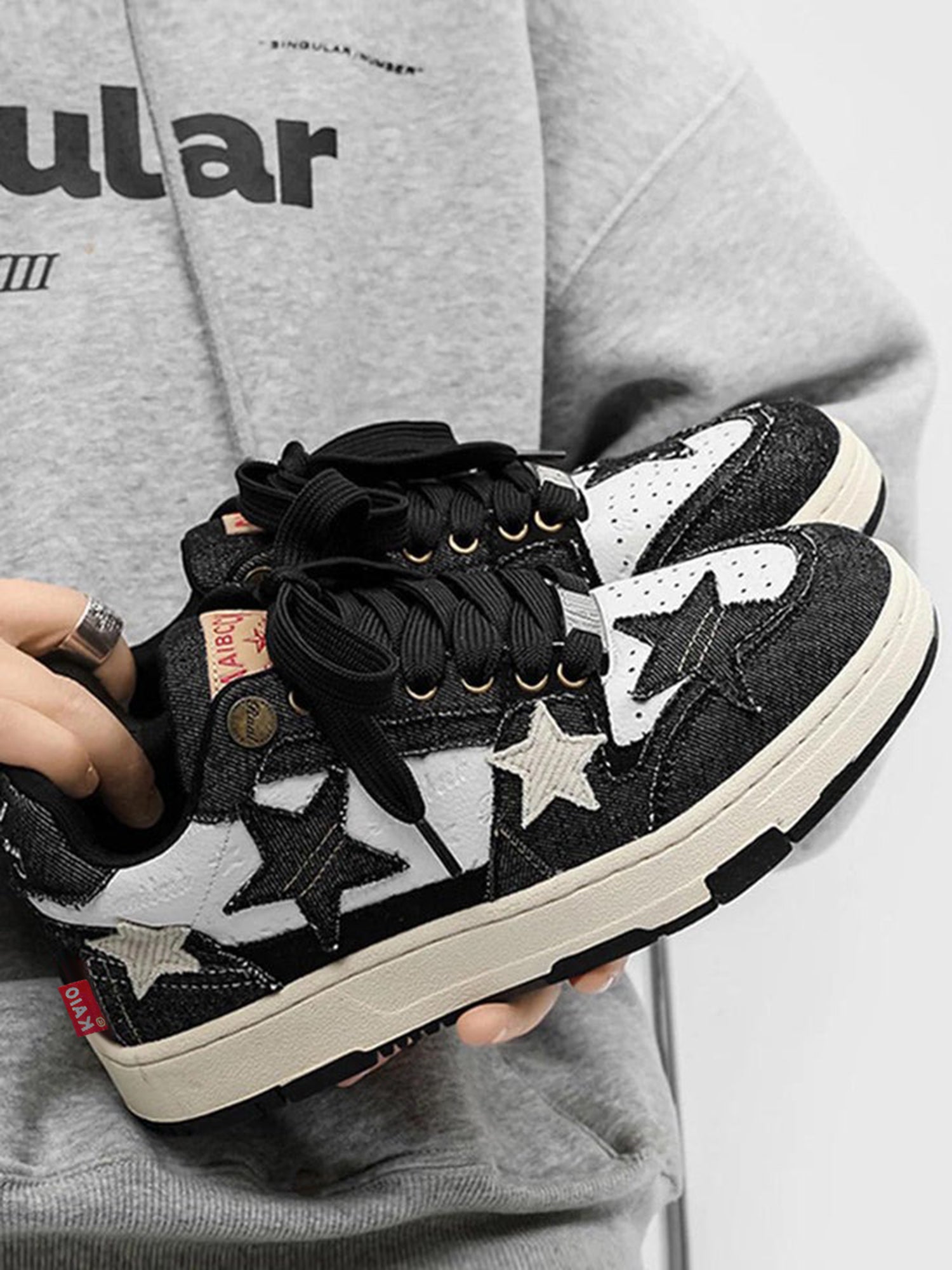 Thesupermade Retro Star Elements Casual Board Shoes -1607