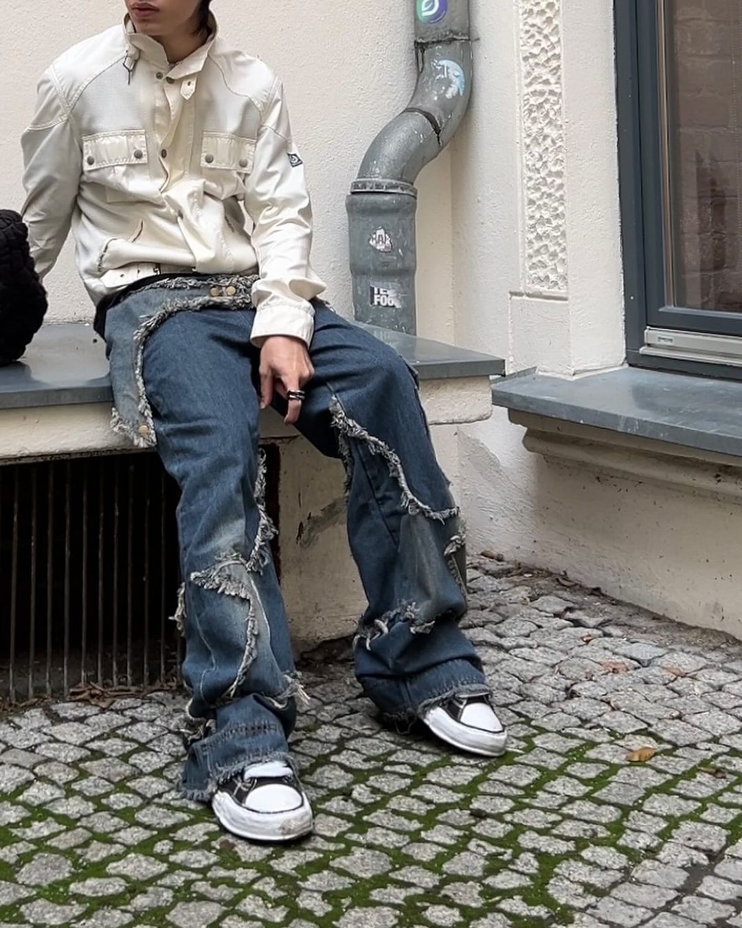 Thesupermade Patch Embroidered Straight-leg Jeans - 1572