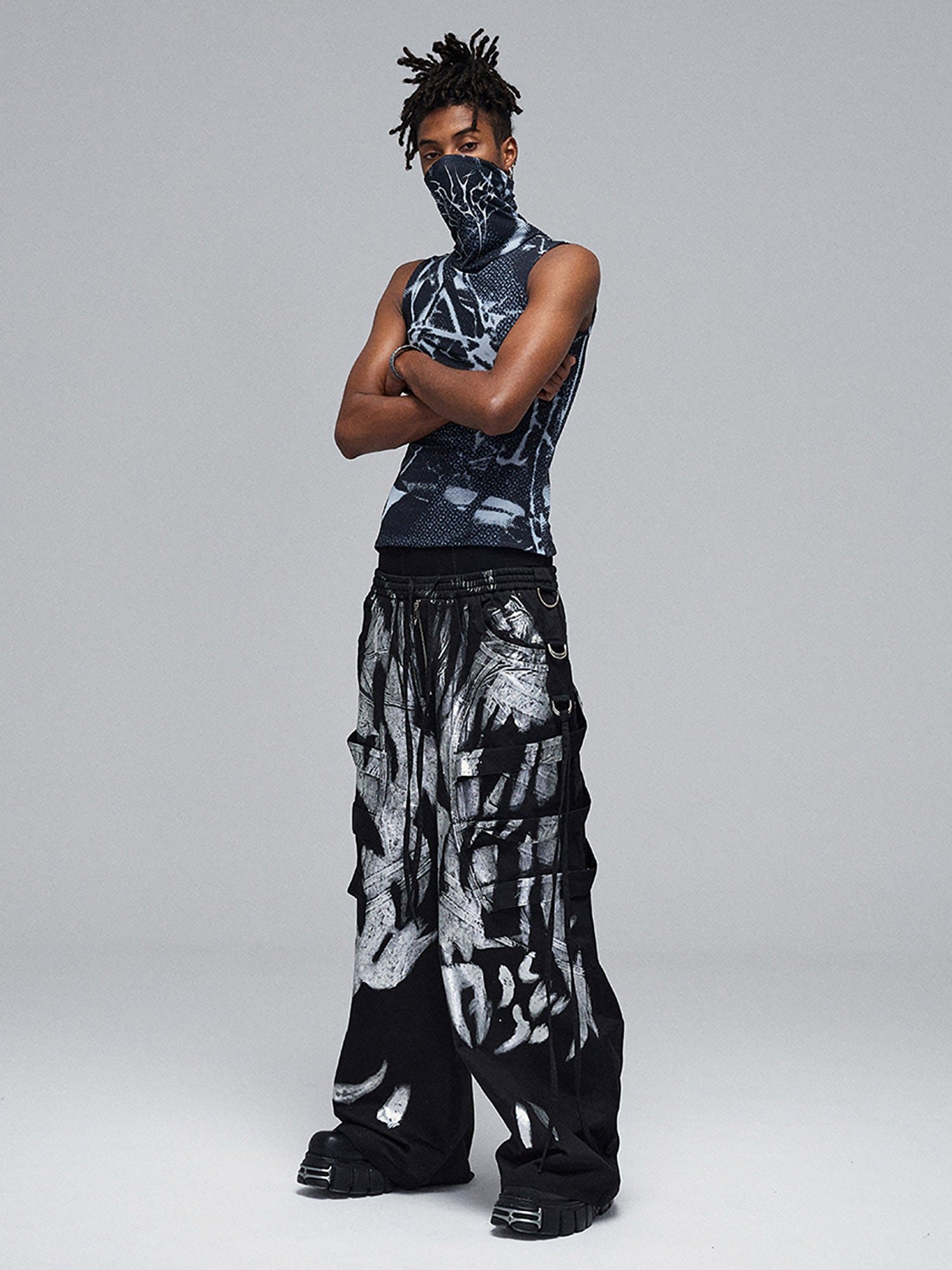 Dark Style Opium Deconstructed Style Heavy Industry Brushed Silver Rib