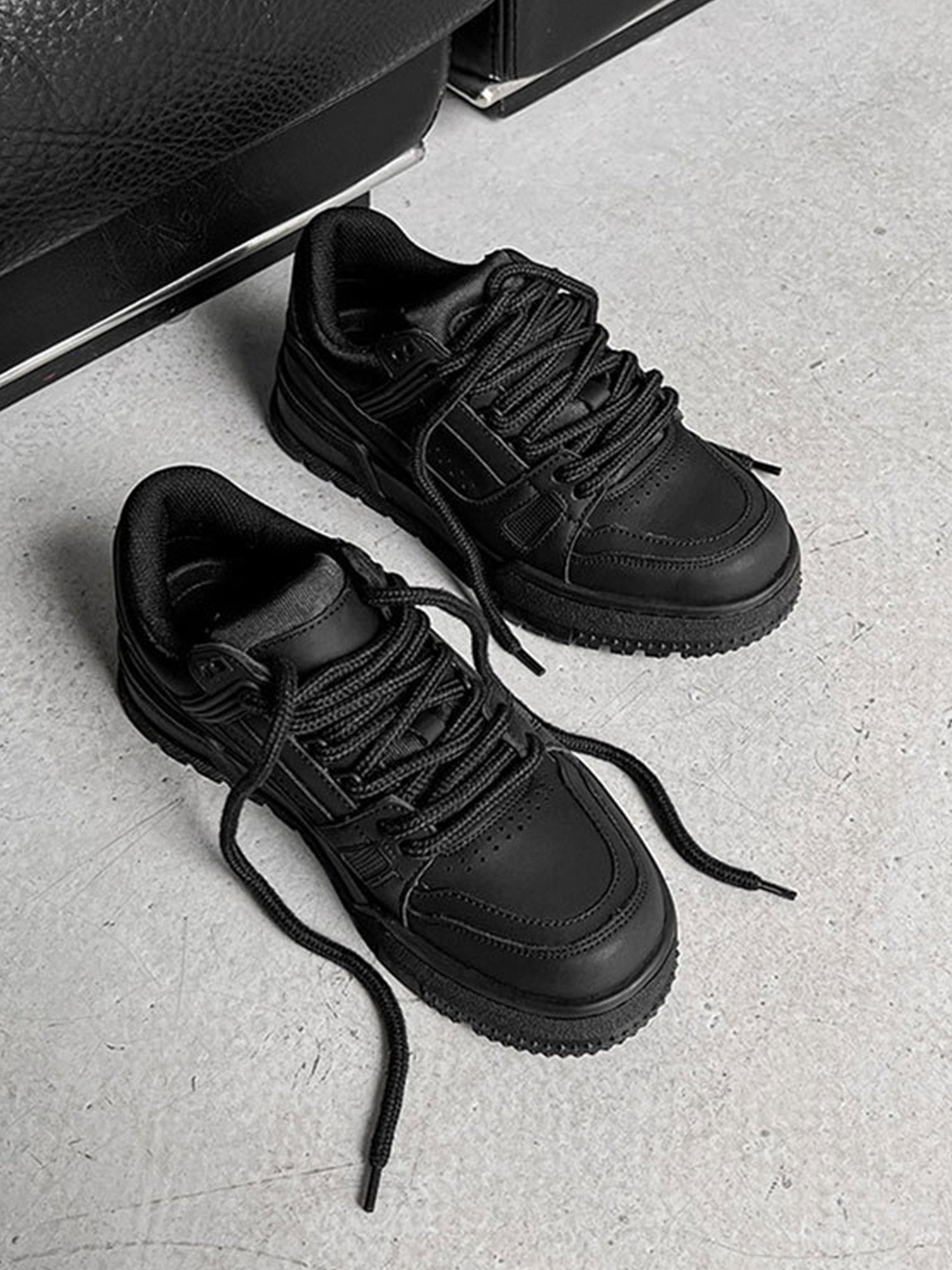 Thesupermade Black Warrior Street Rap Sneakers