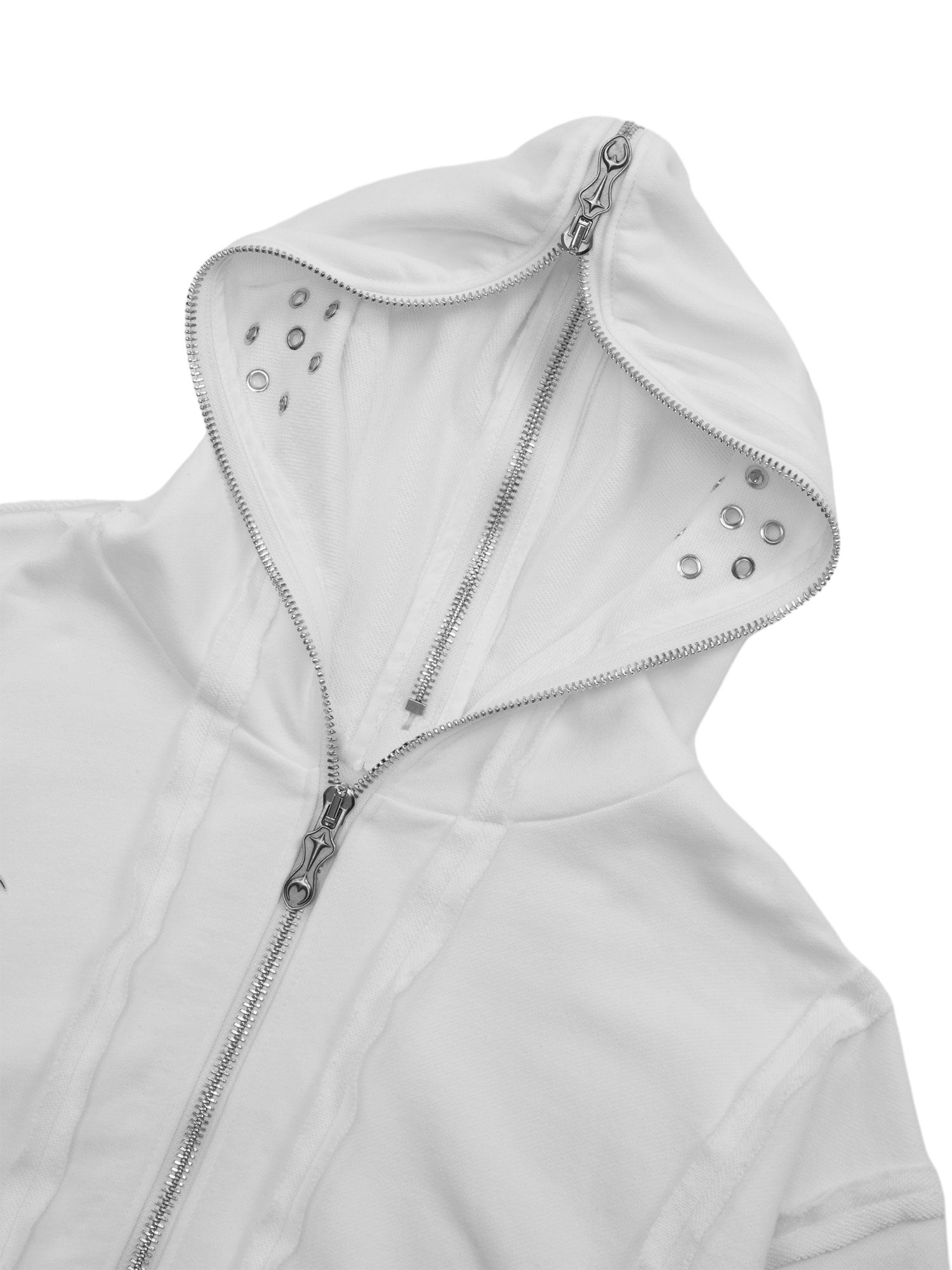 Heavyweight Washed Distressed Full Zip Hoodie | Thesupermade®