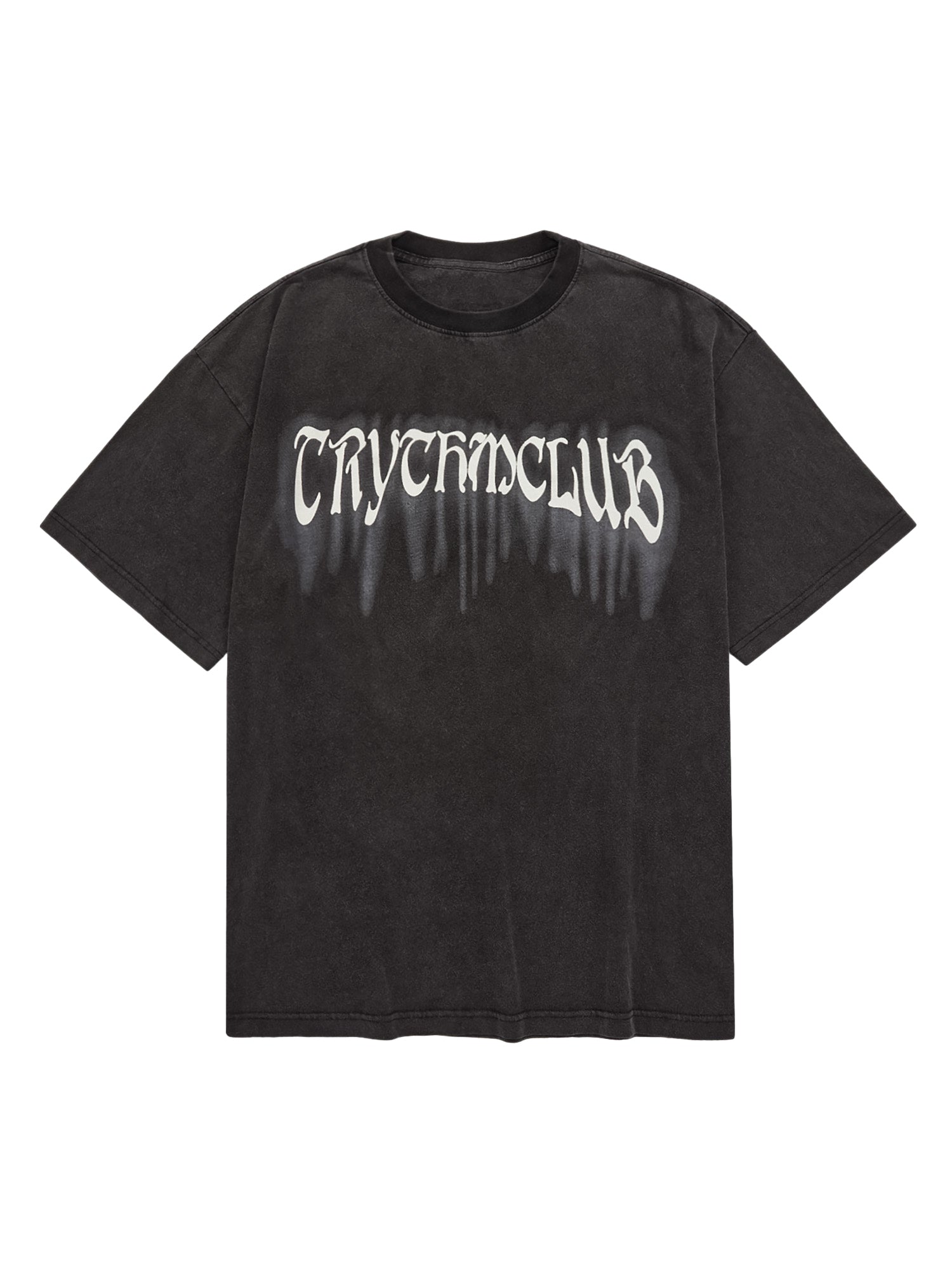 Street Distressed Washed Letter Print T-shirt | Thesupermade®