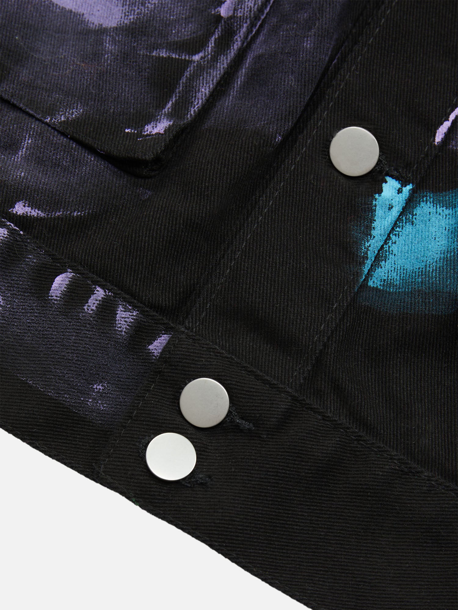 Thesupermade Hip-hop Hand-painted Graffiti Denim Jacket